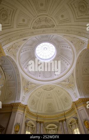 Interior of Bode Museum, mixed art collection of sculptures, paintings ...