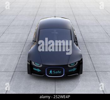 Concept for communication between car and pedestrian with digital ...