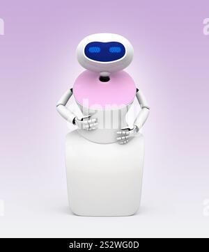 Image of a humanoid robot. Original design Stock Photo - Alamy