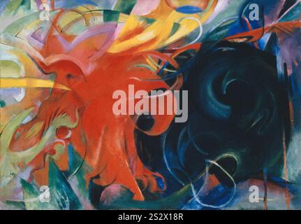 Franz Marc Kampfende Formen