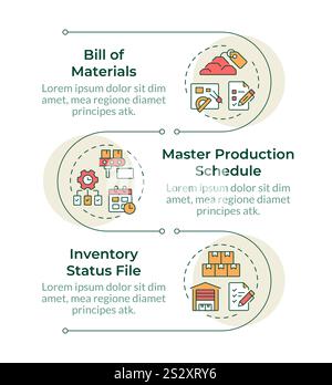 MRP infographic vertical sequence Stock Vector Image & Art - Alamy
