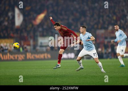 Rome, Lazio, Italy. 5th Jan, 2025. during Serie A soccer match AS Roma ...