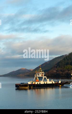 The Corran Ferry crosses Loch Linnhe at the Corran Narrows, south of ...