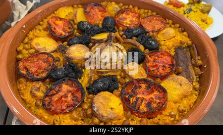 baked rice from Valencian cuisine Stock Photo - Alamy
