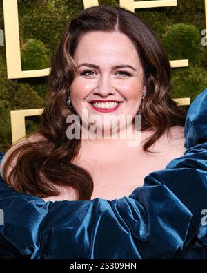 Jessica Gunning arrives at the 82nd Golden Globes on Sunday, Jan. 5 ...