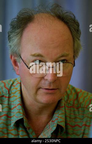 British author Philip Pullman, pictured at a book signing at the ...