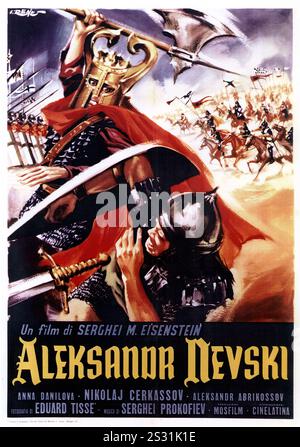 ALEKSANDR NEVSKIY aka ALEXANDER NEVSKY LEV FENIN as the Teutonic ...