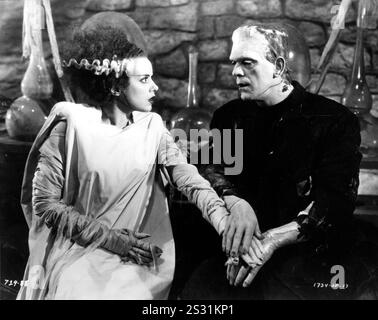 THE BRIDE OF FRANKENSTEIN ELSA LANCHESTER, BORIS KARLOFF Date: 1935 ...