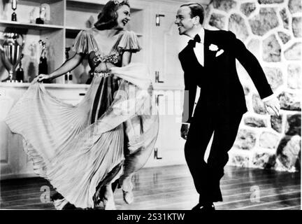 CAREFREE, Ginger Rogers, Fred Astaire, dancing 'The Yam,' 1938 Stock ...