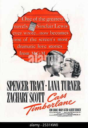 CASS TIMBERLANE, Spencer Tracy, Lana Turner, 1947 Stock Photo - Alamy