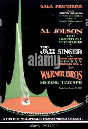 THE JAZZ SINGER Date: 1927 Stock Photo - Alamy