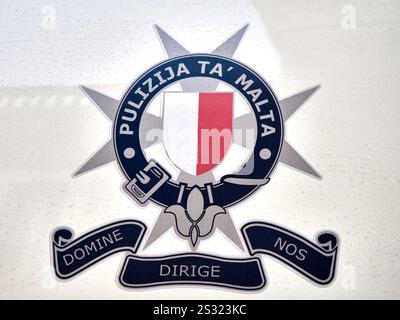 Maltese police logo on a car Stock Photo - Alamy
