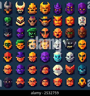scary monster character avatar ai generated. comic devil, cute, face ...