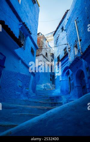 The Kasbah, Chefchaouen, the blue pearl, village northeast of Morocco ...