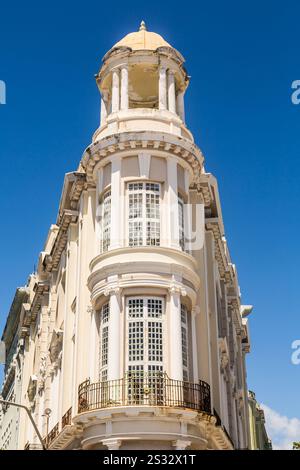 Colonial style buildings surrounding Marco Zero Square, Recife, Brazil ...