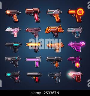 trigger pistol weapon game ai generated. fire security, gun, handgun firearm trigger pistol ...