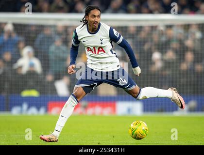 Tottenham Hotspur defender Djed Spence (24) during the Tottenham ...