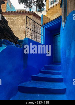 The Kasbah, Chefchaouen, the blue pearl, village northeast of Morocco ...