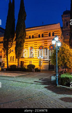 Exterior of Tbilisi Opera House in art deco style on Rustaveli avenue ...