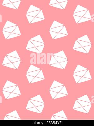 abstract fashion envelope on a white background Stock Vector Image ...