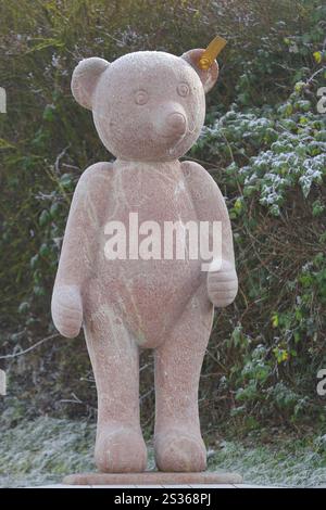 Steiff Teddy Bear Statue in the home town of Margaret Steiff, Giengen ...