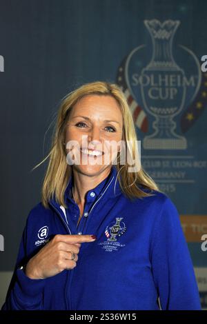European Golf Ladies Captain Carin Koch Solheim Cup 2015 Stock Photo ...