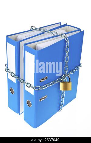 folder locked by chains Stock Photo - Alamy