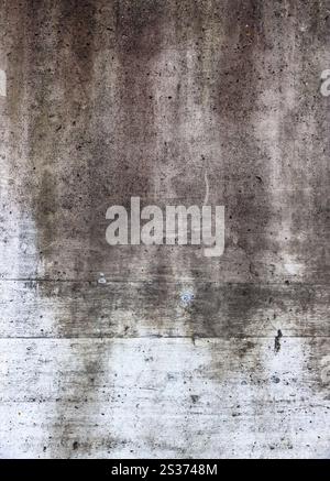 Grey wall with discolouration, symbol of decay, change Austria Stock ...
