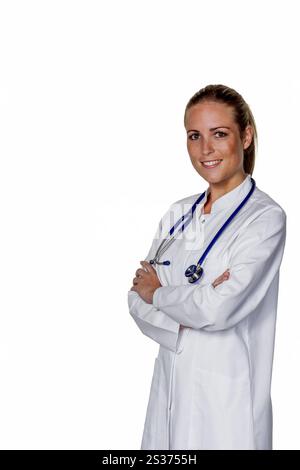 A friendly operating theatre doctor after a successful operation in ...