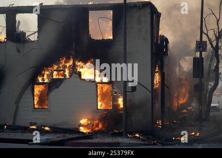 The The Theosophical Society books and library burns during the Eaton ...