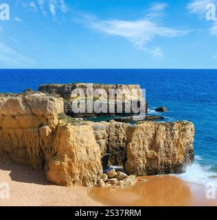 Sandy Beach on a rocky coast near Cala Gonone, Sardinia Stock Photo - Alamy