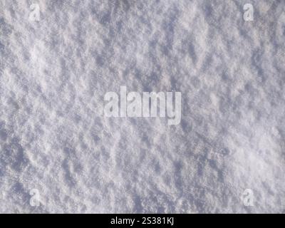 White fluffy snow, texture or background, top view Stock Photo - Alamy