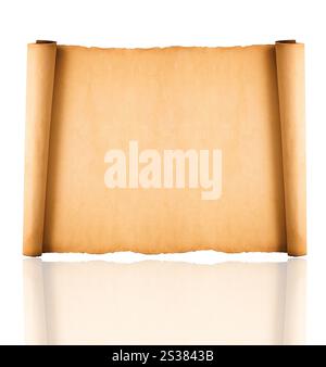 Old paper isolated on white backgound Stock Photo - Alamy