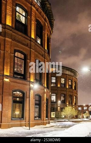 snow falling snowing at night in dolomites mountains Stock Photo - Alamy