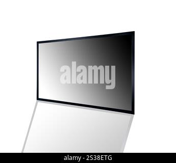 Plasma Screen isolated on white background. Plasma Screen Stock Photo ...