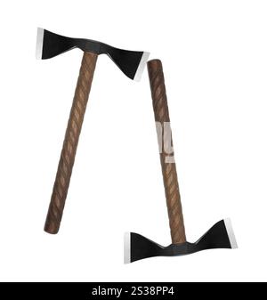 Double axe isolated on white background. Double axe isolated Stock ...