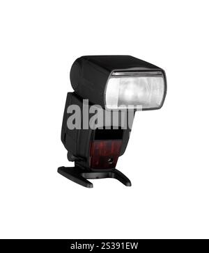 Flash for studio photographing isolated on a white background Stock ...