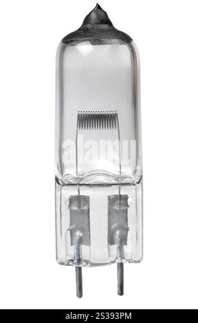 Halogen lamp on white background Stock Photo - Alamy
