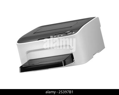 All in one printer scaner isolated on white Stock Photo - Alamy