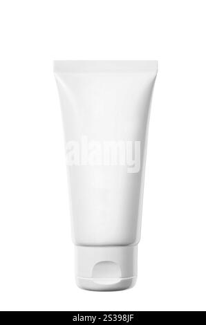 white tube isolated on white background. white tube Stock Photo - Alamy