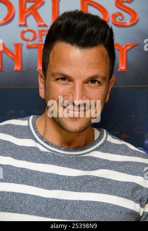 Peter Andre attends the Disney on ice at the O2 Arena, London on ...