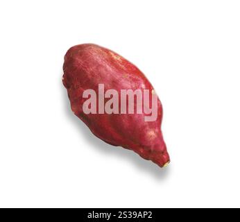red batatas isolated on white background Stock Photo - Alamy