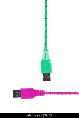 Computer mouse with USB cable isolated on white background Stock Photo ...