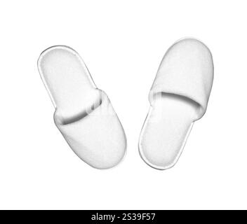 slippers on a white background Stock Photo - Alamy