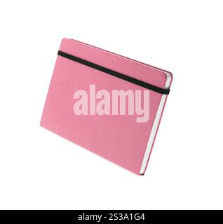 Note book or diary isolated on white background Stock Photo - Alamy