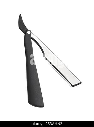 razor macro isolated on white Stock Photo - Alamy