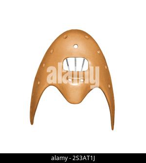 restraint mask isolated on white background Stock Photo - Alamy