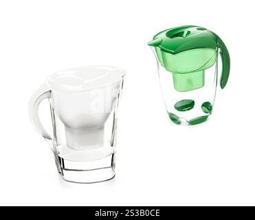 Water filters isolated on white background. Water filters Stock Photo ...