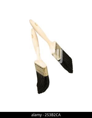 paint brushes isolated on white Stock Photo - Alamy