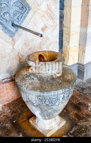 Interior of the pump building of the Drinking Water Supply Noord-West ...